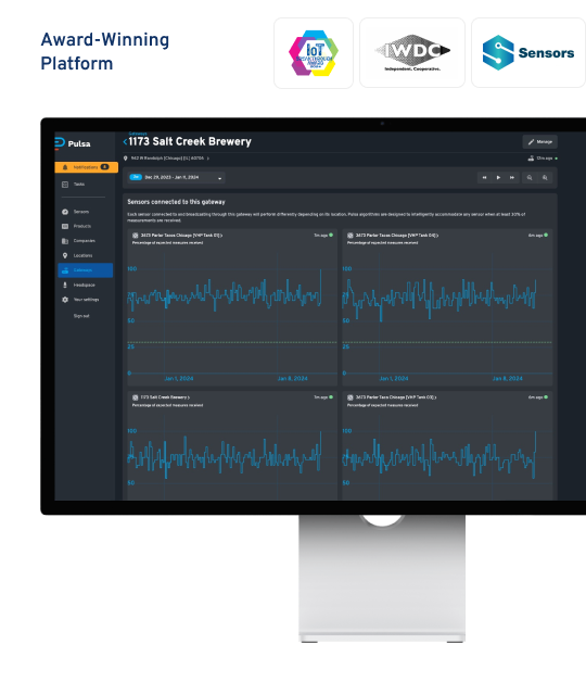 Pulsa Gateway Sensor Data Collection and Transmission